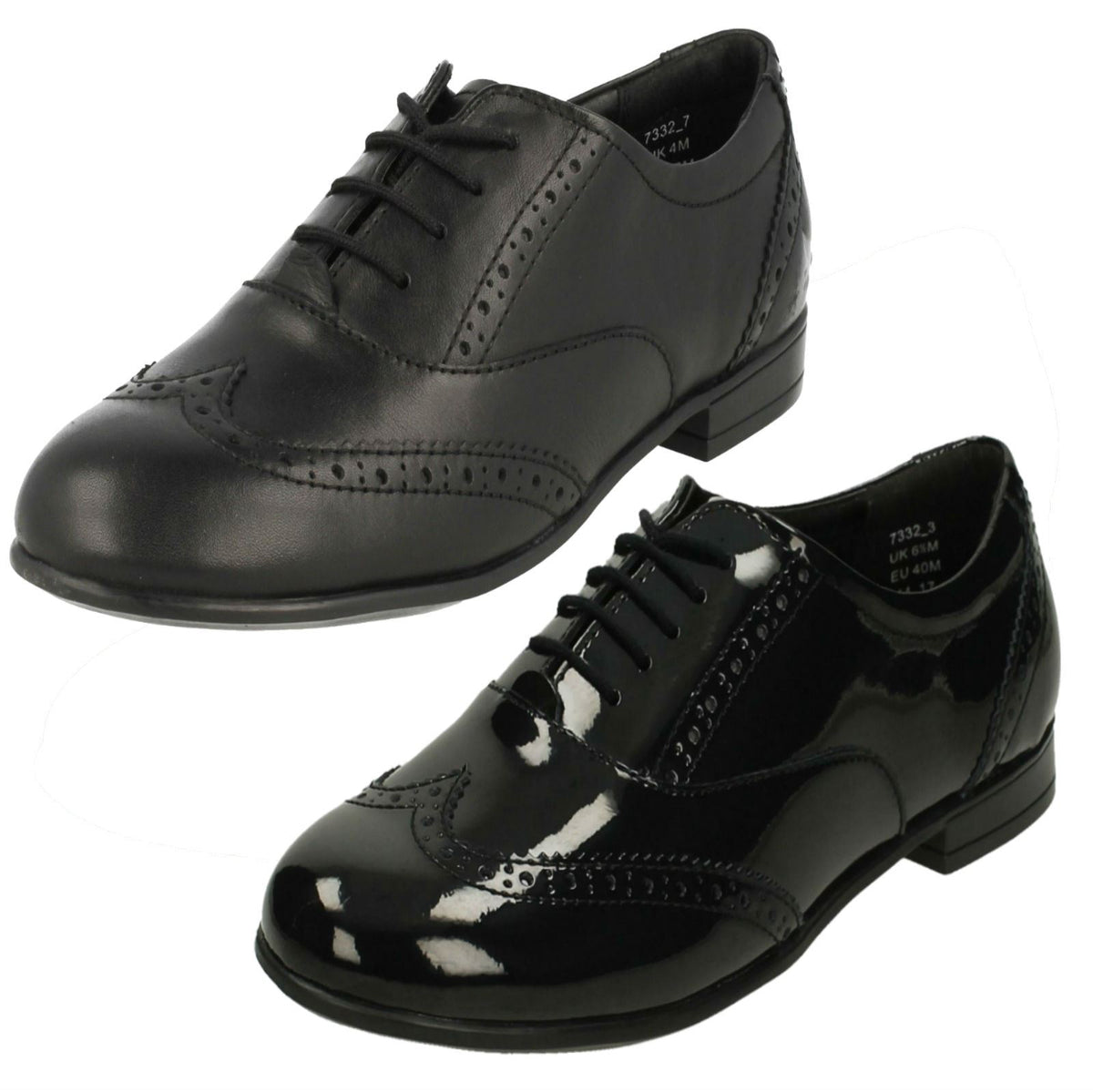 Senior Girls Angry Angels by Startrite Brogue Style School Shoes Matil ...