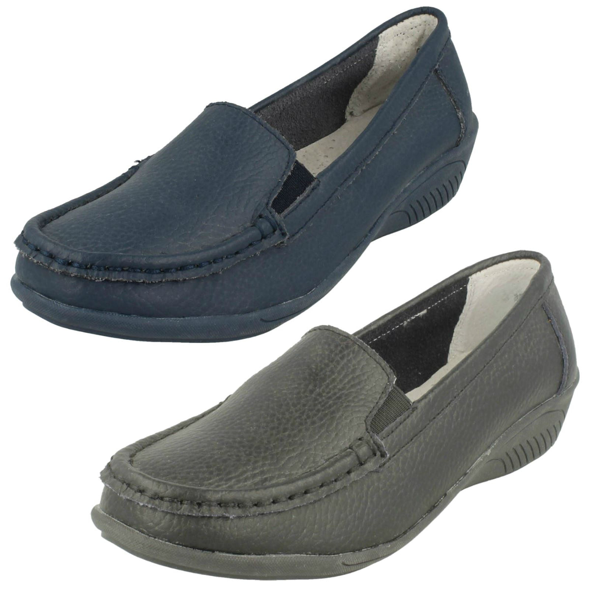 Ladies Eaze Low Wedge Casual Shoes – Blunts Shoes