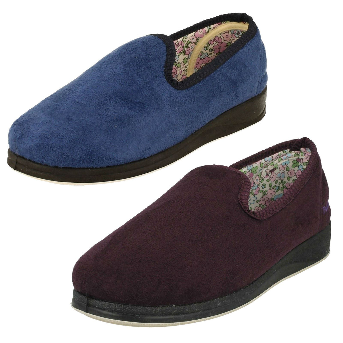 Ladies Padders Wide Fit Slippers Repose 18 – Blunts Shoes