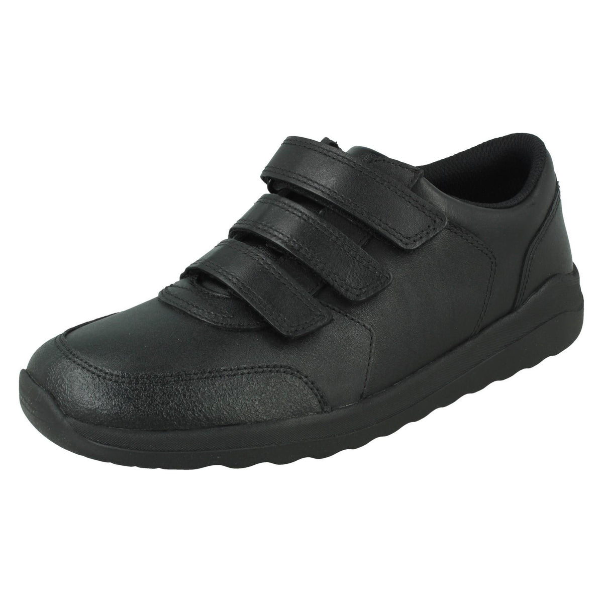 Boys Clarks Triple Strap School Shoes Daze 2 Step Y – Blunts Shoes