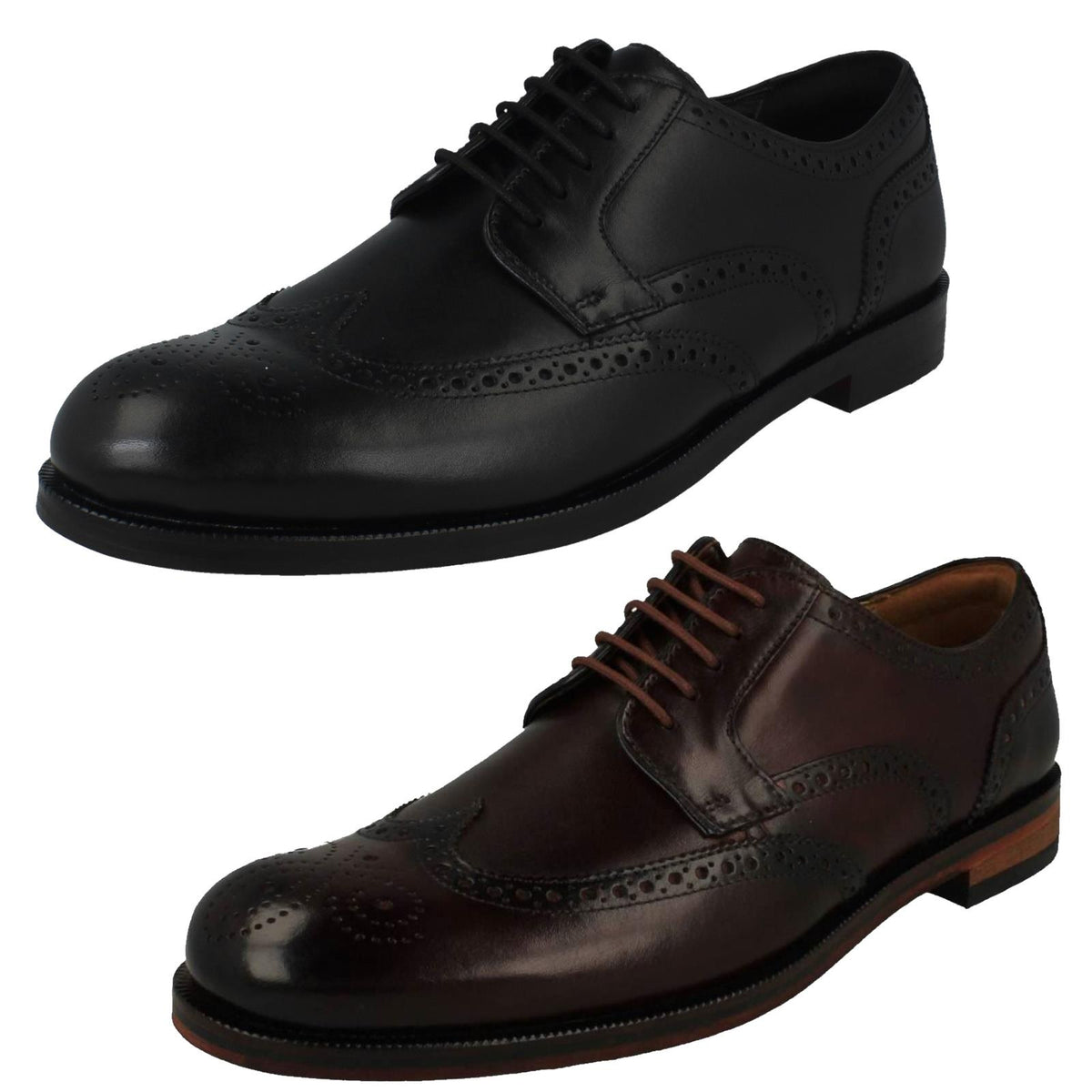 Mens Clarks Formal Wing Tip Brogues Craftdean Wing – Blunts Shoes